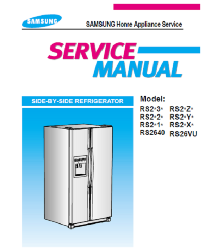 Appliance Service Manuals Library - Service Alliance Group